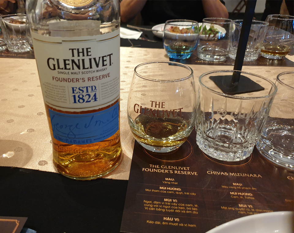 RƯỢU GLENLIVET FOUNDER'S RESERVE 1824 - Rượu Vang Rượu Mạnh NK CHÍNH ...