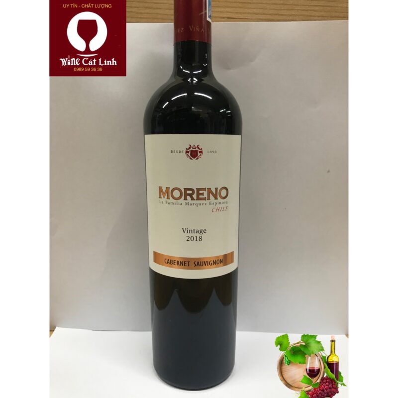 RƯỢU VANG CHILE MORENO GIÁ RẺ (CABERNET SAUVIGNON) - Rượu Vang Rượu ...
